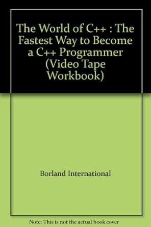 Amazon.com: The World of C++ : The Fastest Way to Become a C++ ...