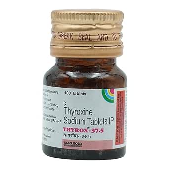 Thyrox-37.5Mcg - Pack of 100 Tablets : Amazon.in: Health & Personal Care