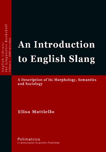 Buy An Introduction to English Slang: A Description of its Morphology ...