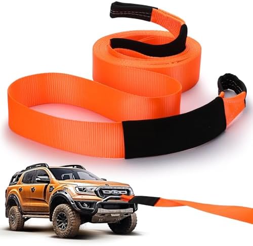 Amazon.com: Windyun 2" x 50 ft Recovery Tow Strap Road Straps Heavy ...