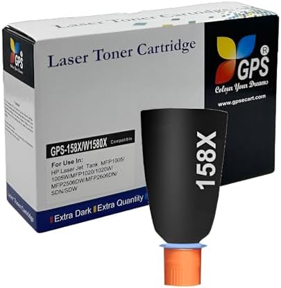 GPS 158X Toner Cartridge (W1580X ) Compatible with HP LJ Tank 1005w ...