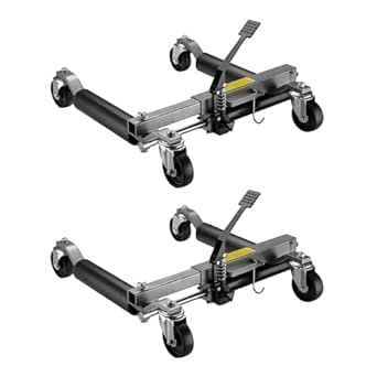 2x Hydraulic Wheel Skates for Cars with 680kg Load Capacity each, max ...