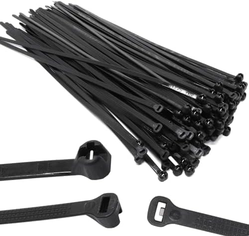 Amazon.com: YuGtcen 100pcs Push Mount Zip Ties, 12" Cable Zip Tie with ...