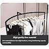 Amazon.com: Etlegor Black Half Round Clothes Rack, Clothing Display ...