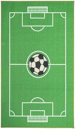 Amazon.com: Furnish my Place 685 Solid Soccer Rug for Play Area | All ...