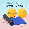 Amazon.com : 27" x 20' Neoprene Floor Runner - Blue : Home & Kitchen