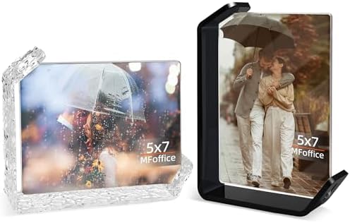 Amazon.com - JUOIFIP 5 Pack 5x7 Acrylic Picture Frame,Clear Double ...