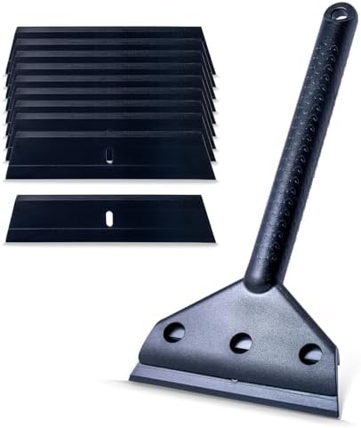 Amazon.com: FOSHIO Long Handle Razor Blade Scraper, Two Sided Scraper ...