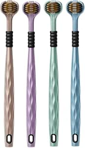 Buy 3 Sided Toothbrush (PACK OF 4) Online at Low Prices in India ...