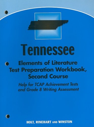 Tennessee Elements of Literature Test Preparation Workbook, Second ...