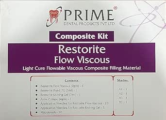 Prime Dental Flowable Kit - Restorite Flow Viscous Kit : Amazon.in ...