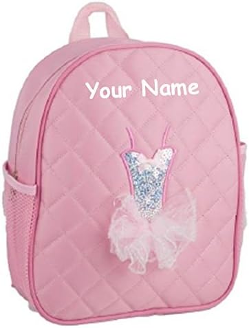 Amazon.com | The Trendy Turtle Girls Dance Bag Quilted Pink Tutu Ballet ...