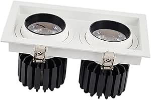 Amazon.com: YHQSYKS Square Double Head Downlight,Adjustable Angle LED ...