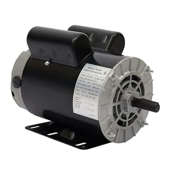 5HP Air Compressor Electric Motor, 230V 15 Amps, 60HZ Frame 3600 RPM, 5 ...