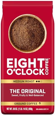 Amazon.com : Eight O'Clock Coffee The Original, Medium Roast Ground ...