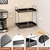 Amazon.com: ANBOXIT 2-Tier Coffee Station Organizer, Wooden Kitchen ...