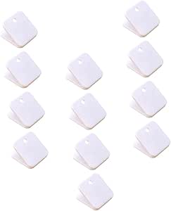 Amazon.com : 12pcs Square Folder File Clip Sealing Clip Plastic Paper ...