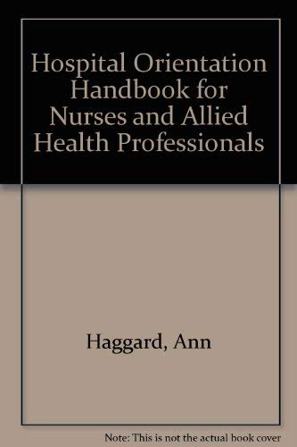 Hospital Orientation Handbook for Nurses and Allied Health ...