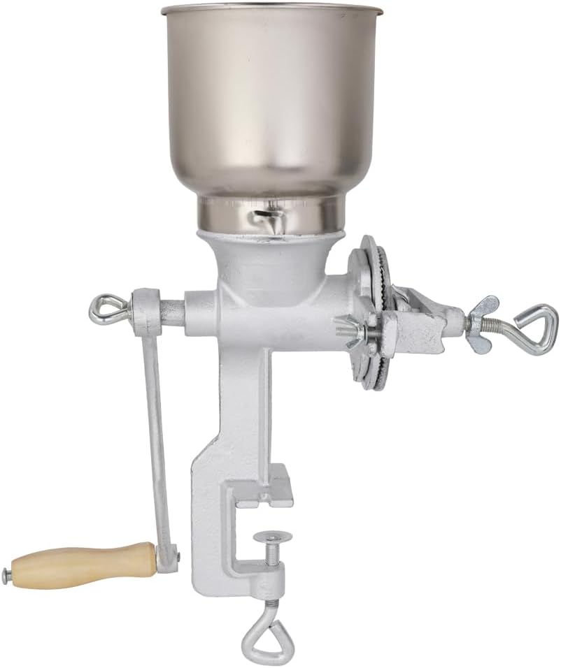 Amazon.com: Heavy Duty Aluminum Alloy Hand Crank Grain Grinder,Hand ...