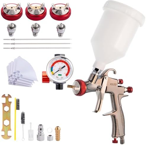 Amazon.com: AEROPRO Tools R500 LVLP Air Spray Gun with 22 Ounce ...