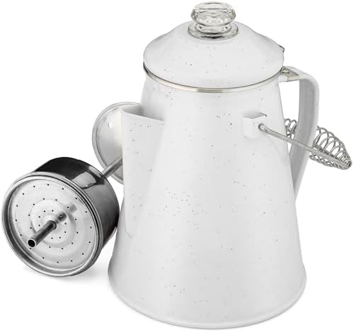 Amazon.com: COLETTI Classic Percolator Coffee Pot — Camping Coffee ...