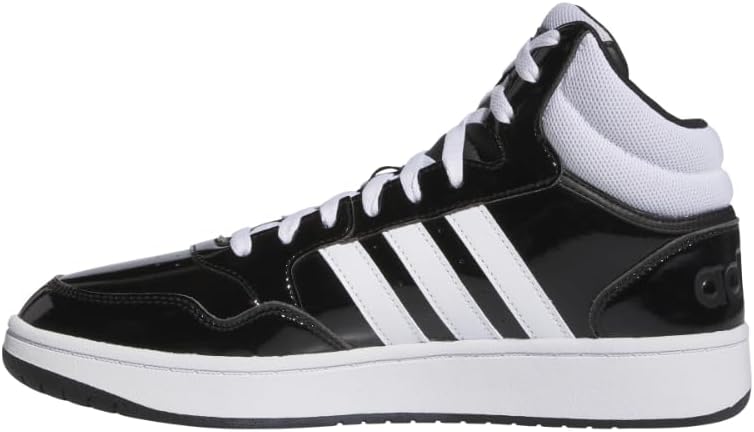 Amazon.com | Adidas Mens Hoops 3.0 Mid, Black/White/Black, 7 | Fashion ...