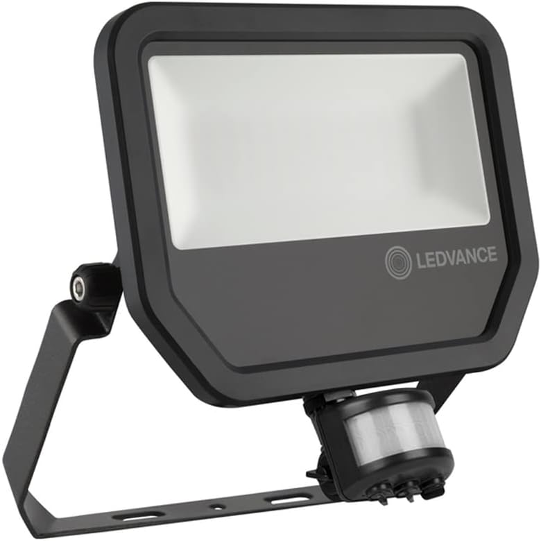 LEDVANCE LED Floodlight Sensor GEN 3 Black 20W 2400lm 100D - 840 Cool ...