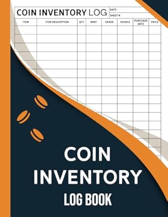 Amazon.com: Coin Inventory Log Book | Logbook To Record And Keep Track ...