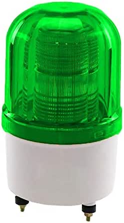 LED Warning Light, 48V Green Strobe Beacon Flashing Lights Rechargeable ...