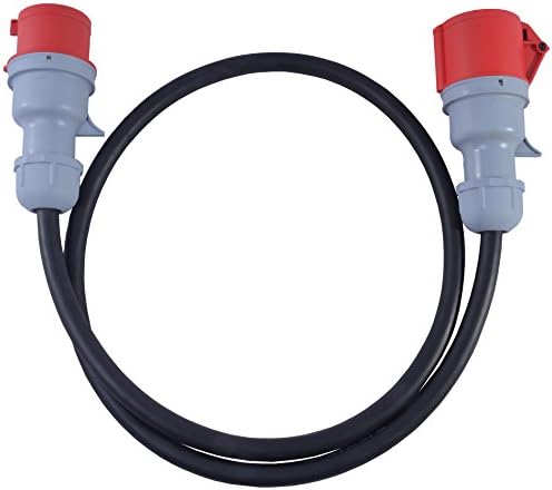 All Lengths 32 AMP to 32 AMP 4mm 415V 5 Core 3 Phase H07RN-F Extension ...