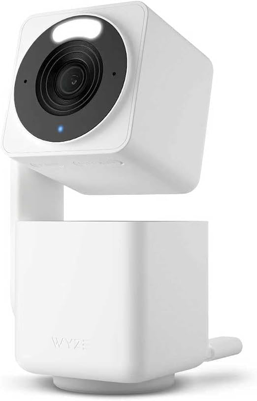 Wyze Cam Pan v4 Smart Home Security Camera 360° Pan/Tilt/Zoom, Indoor ...