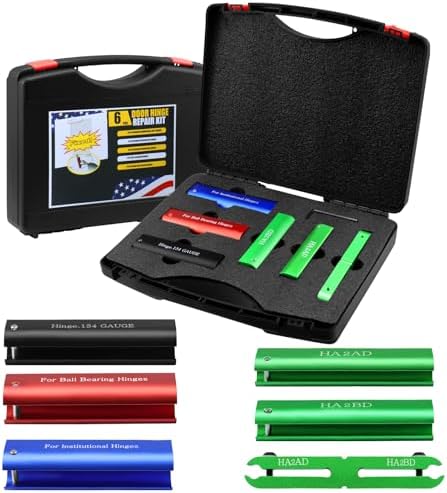 Hinge Adjustment Tool Set, HA1234 Multi-Size Precision Hinge Repair Kit ...