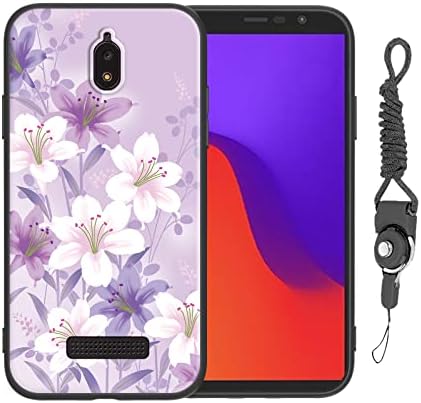 Amazon.com: Nuouxoco Phone Case for Blu View 2 with Lanyard Strap Girls ...