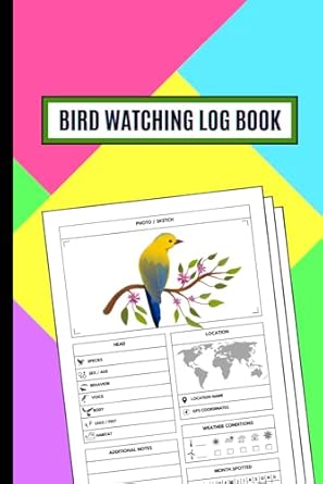 Amazon.com: Bird Watching Log Book: 6X9 Inch Birding Journal For Bird ...