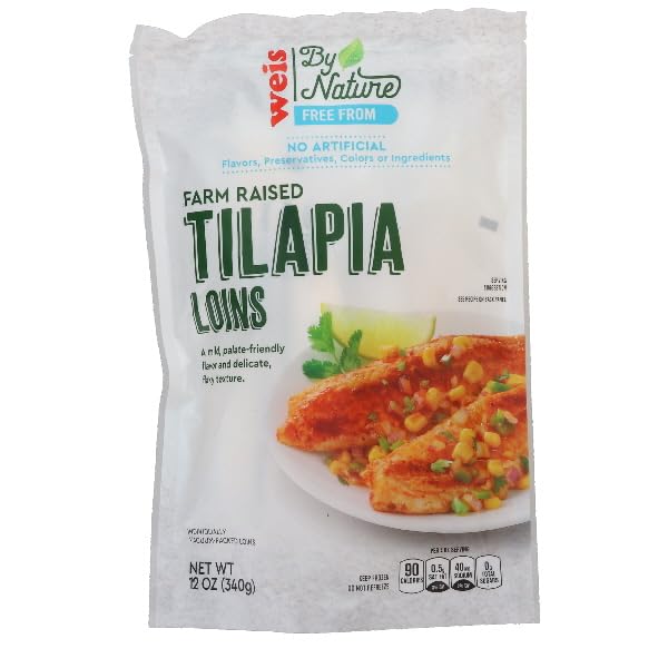 Amazon.com: Weis by Nature, Tilapia Loin Frozen, 12 Ounce : Grocery ...
