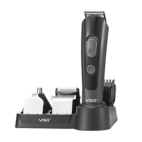 VGR V-175 Professional Cord & Cordless Grooming Kit with 5 Guide Combs ...