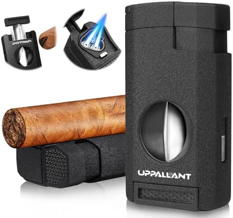 Amazon.com: Cigar Lighter, 4 Jet Flame Torch Lighter, Refillable Butane ...