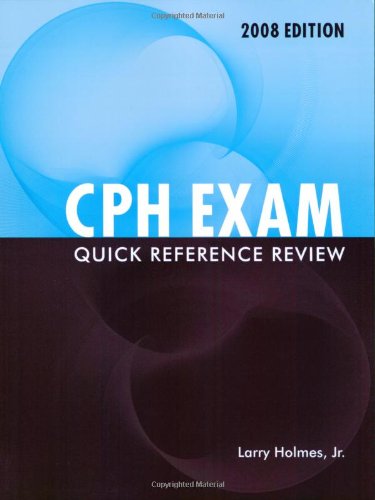 CPH Exam Quick Reference Review: 9780763761295: Medicine & Health ...