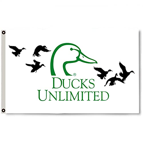 Amazon.com : Ducks Unlimited Flag Banner 3x5 Ft Outdoor/Indoor Home ...