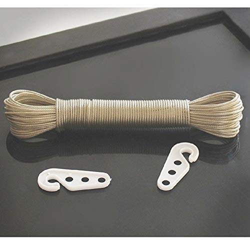 Lucky 20-Meter PVC Coated Steel Anti-Rust Wire Rope Washing Line ...