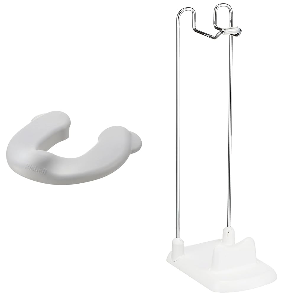 Amazon.co.jp: Richell Soft Toilet Seat K Gray + Richell Auxiliary ...