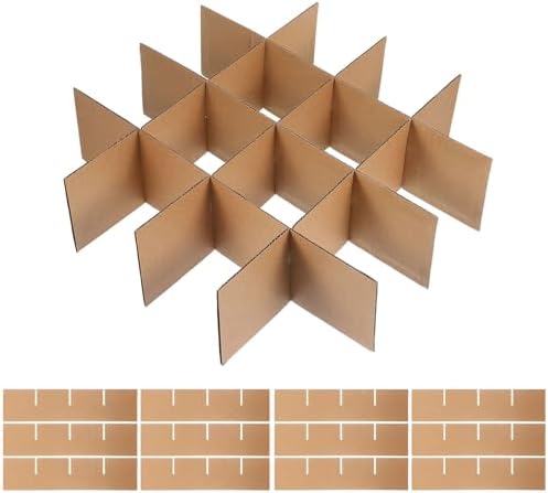 jojofuny 2 Set Moving Boxes Dividers, Glass Dividers for Moving Boxes ...