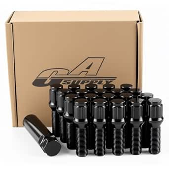 GAsupply M14x1.5 Lug Bolts 32mm Shank Fit for BMW x3 x5 Land Rover ...