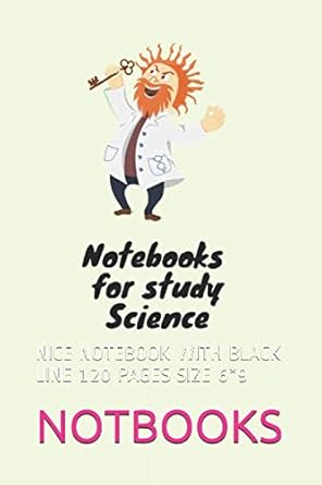 Notebooks for study science: NICE NOTEBOOK WITH BLACK LINE 120 PAGES ...