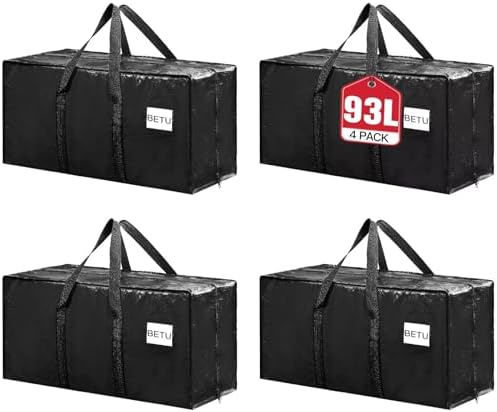 Amazon.com: BETU 4 Pack Moving Bags Moving Storage College Dorm Camping ...