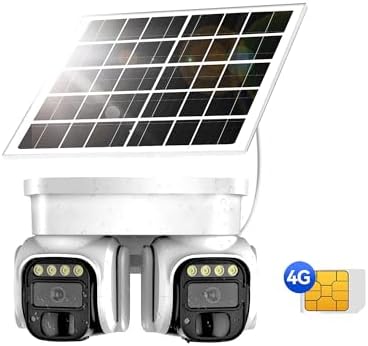 Amazon.com : BOAVISION 4G LTE Cellular Security Camera Outdoor, Dual ...