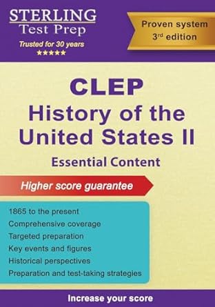 Amazon.com: CLEP History of the United States II: Essential Content ...