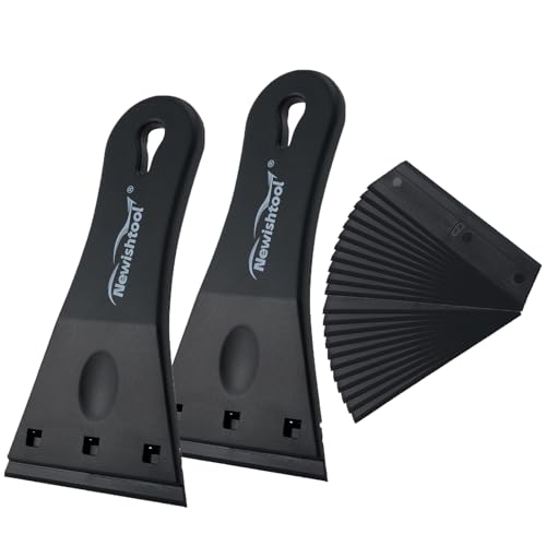 NEWISHTOOL Plastic Razor Blade Scraper with 3 Inch Big Blade, - Want It All