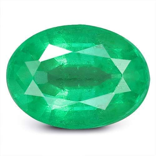 VKG GEMS Zambian 7.25 Ratti Emerald Stone with Lab Certified Card ...