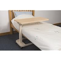 NRS Healthcare M20273 Height Adjustable Overbed Table - Heavy Duty ...